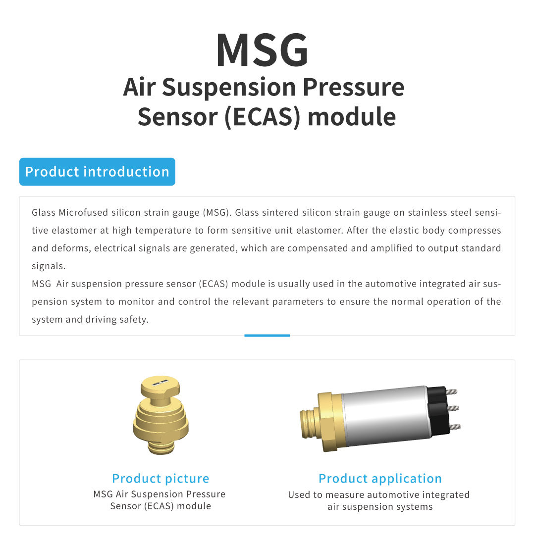 MSG Air Suspension Pressure Sensor (ECAS) module - 龙微科技